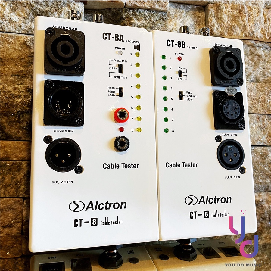 Alctron CT-8 Cable tester 多功能 可分拆 測線機 外場 PA 舞台 檢測 工具 | 蝦皮購物