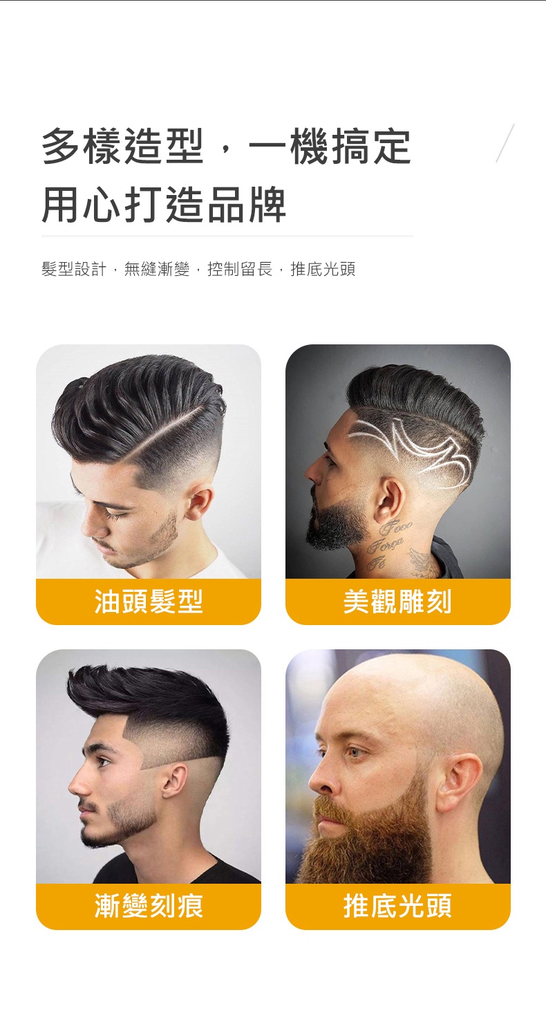 【AFAMIC 艾法】M520高階無線USB充電可多段調整T型刀頭電動理髮器(電推剪 電動剃刀 理髮刀) | 蝦皮購物