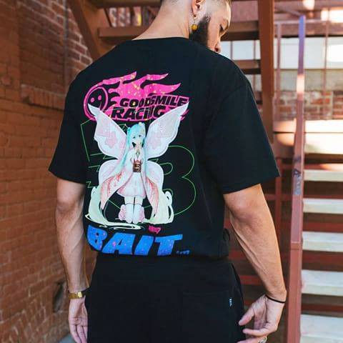 BEETLE BAIT X GOODSMILE RACING MIKU 初音 初音未來 賽車 聯名 黑色 短T 短袖 | 蝦皮購物