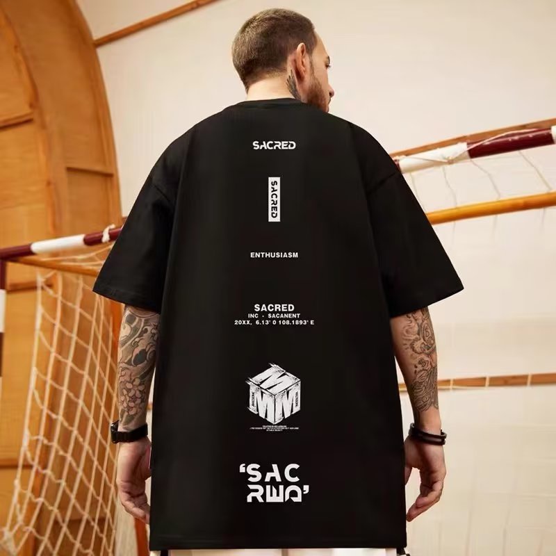 100%純棉 短袖 oversize T恤 寬鬆 加肥加大尺碼 顯瘦 圓領 休閒上衣 短袖T恤 大尺碼 8XL 男生衣服 | 蝦皮購物