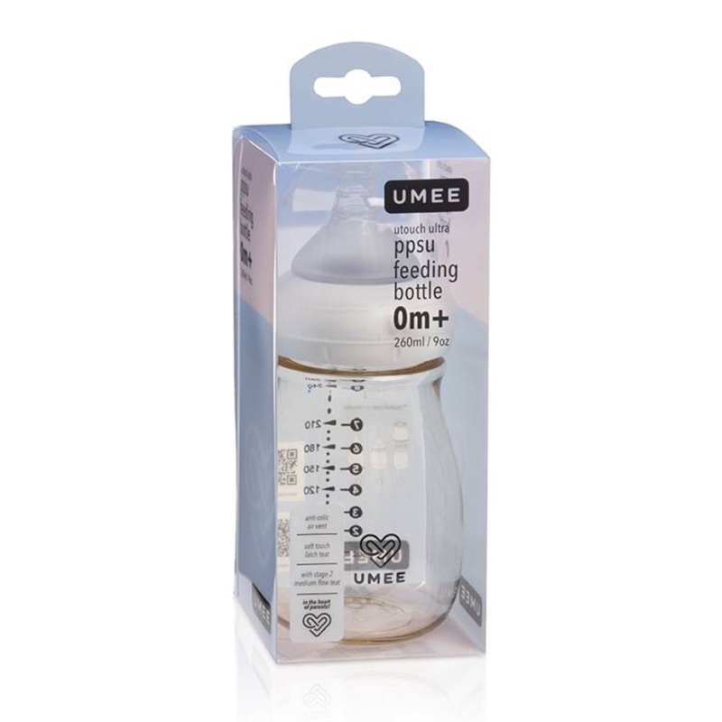 Umee防脹氣奶瓶PPSU材質260ml/ | 蝦皮購物