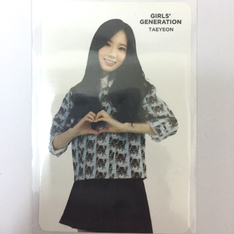 官方 少女時代太妍 餅乾卡+ohgg一套 | 蝦皮購物