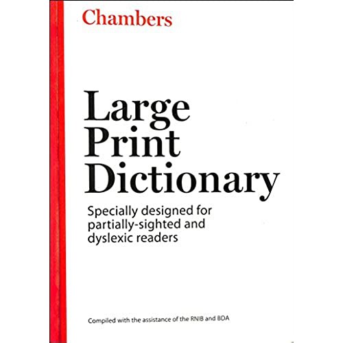 【吉兒圖書】《Chambers Large Print Dictionary》錢伯斯大字字典，字體印刷清晰，易於閱讀 | 蝦皮購物