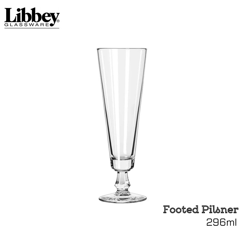【美國Libbey】 Footed Pilsner 296ml 296cc 啤酒杯 果汁杯 冷飲杯 飲料杯 水杯 玻璃杯 | 蝦皮購物