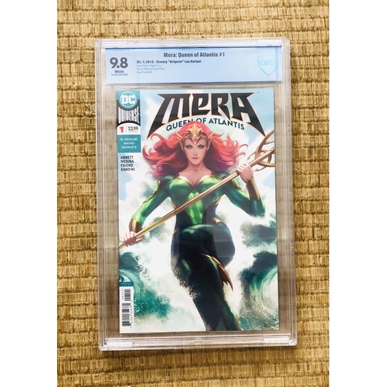 CBCS 美漫 鑑定書 DC Mera 梅拉 #1 Artgerm 封面 非 CGC | 蝦皮購物