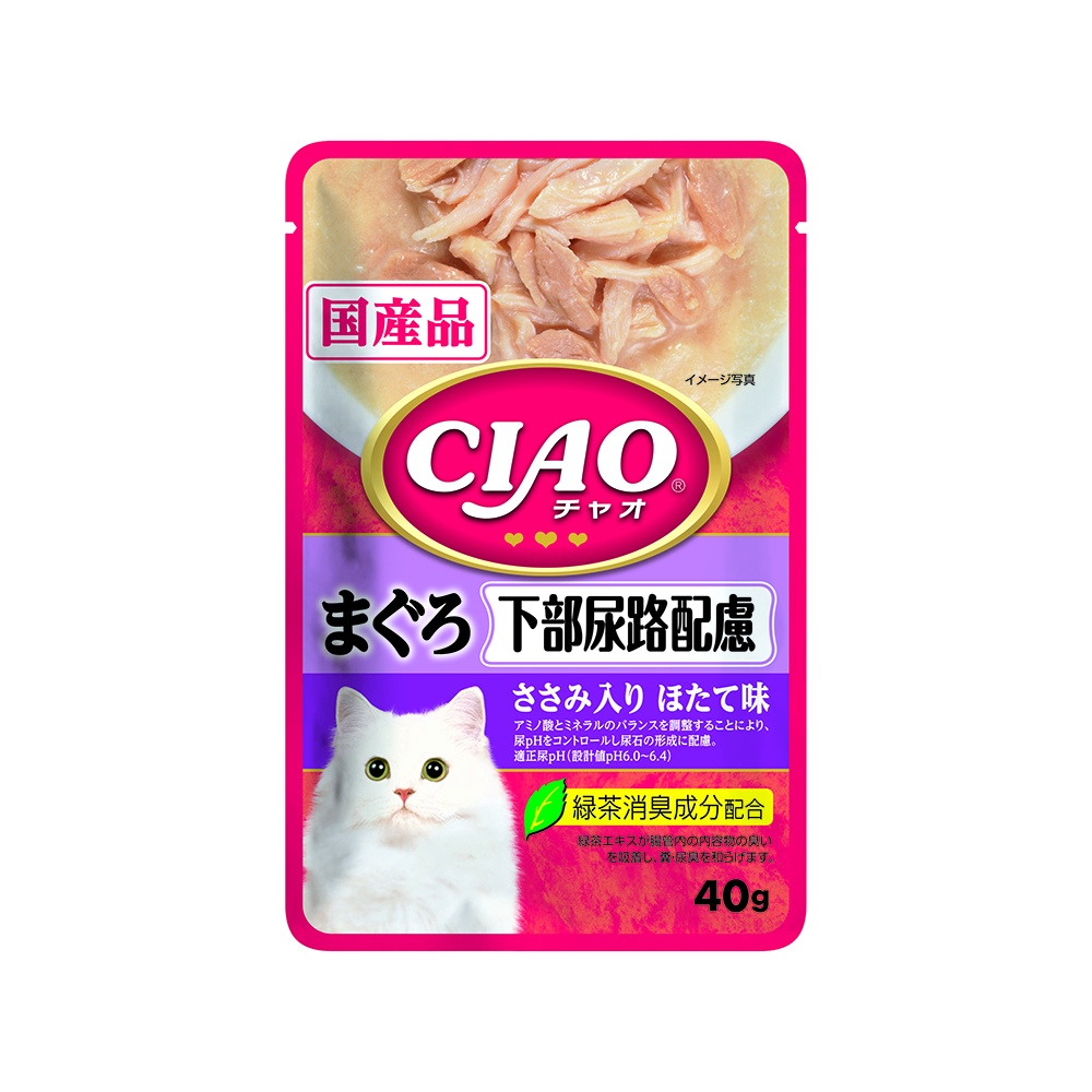 INABA CIAO 巧餐包 鮪魚下部尿路 40g【Donki日本唐吉訶德】 | 蝦皮購物