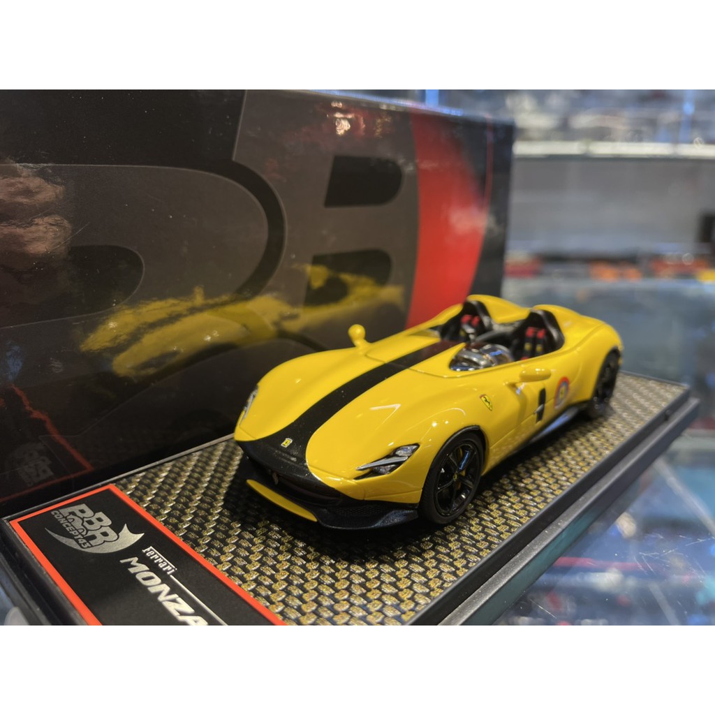 吉華科技@ 1/43 BBR BBRC221F Ferrari Monza SP2 Modena Yellow | 蝦皮購物