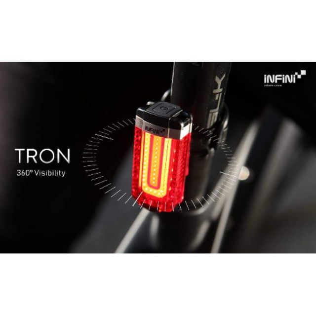 Infini Tron I-280R 後燈 360° 德國IF設計獎 單車 公路車 腳踏車 戶外照明 | 蝦皮購物