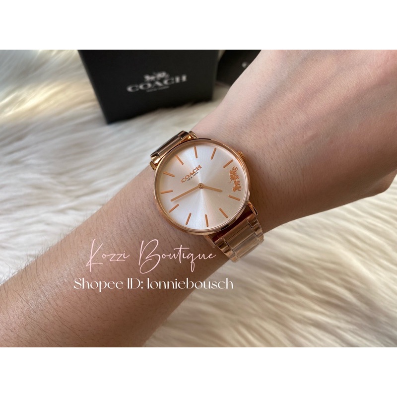 coach 馬車 經典 鋼帶 36mm 玫瑰金 銀色 金色 手錶 coach錶 14503576 | 蝦皮購物