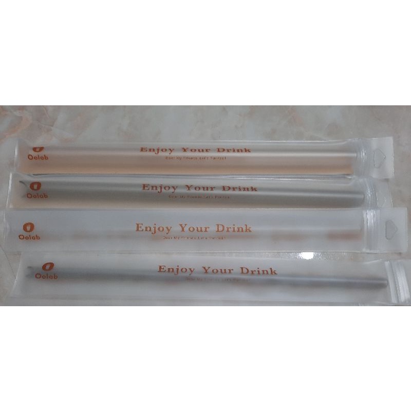 gotoktv125 專屬賣場 Oolab Tritan 全新 斜口透明吸管 4支 附透明袋子如圖所示 | 蝦皮購物