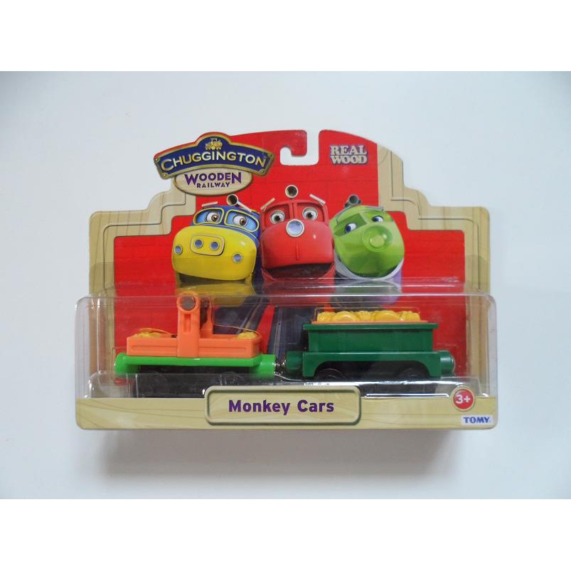 TOMY CHUGGINGTON WOODEN RAILWAY Monkey Cars 恰恰特快車 磁性 | 蝦皮購物