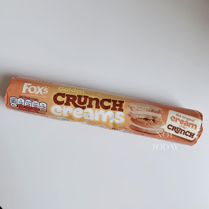 英國代購 FOX’s Golden Crunch Creams 香草 奶油 夾心 燕麥餅乾 燕麥 夾心餅乾 巧克力 | 蝦皮購物