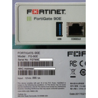 Fortinet Fortigate 90E UTM Firewall 授權至2022/2023/2024 附原廠電源 | 蝦皮購物