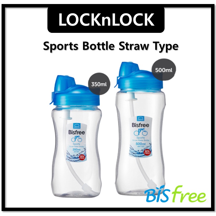 [LOCKnLOCK] Bisfree 運動水壺吸管型 350ml / 500ml ABF710TB | 蝦皮購物
