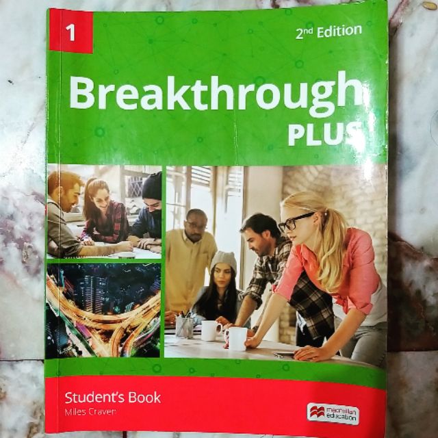 Breakthrough Plus 1 2/e (第二版) 二手書 五專 高中 大學 英文課本 二手英文課本 | 蝦皮購物