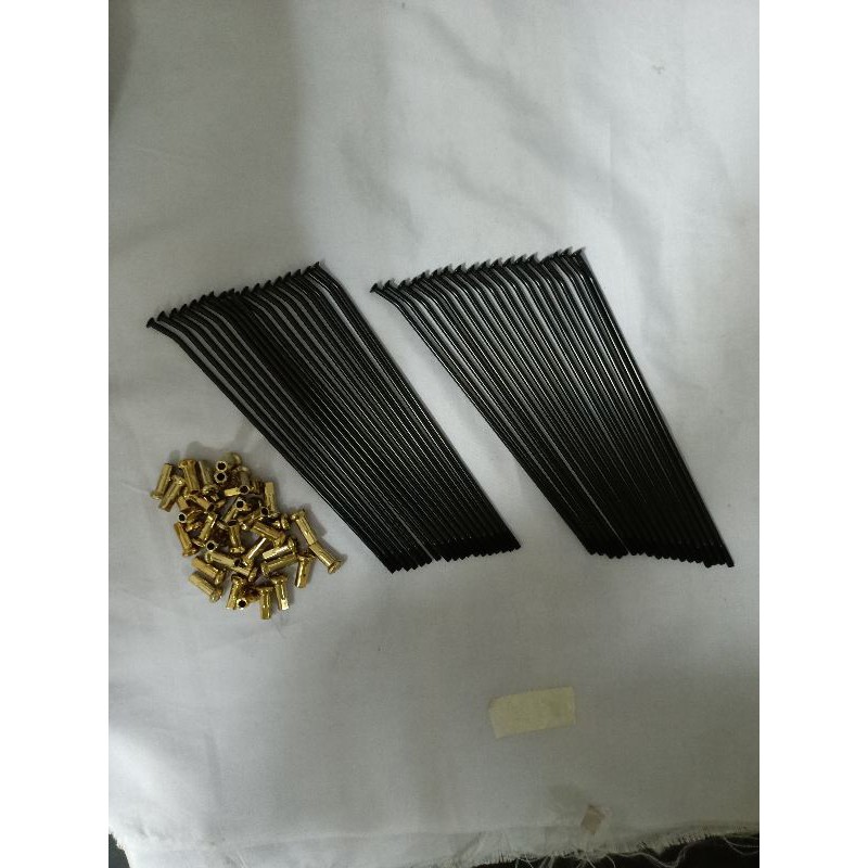 Klx150 金色黑色 Palli 越野輻條 前後輪組 | 蝦皮購物