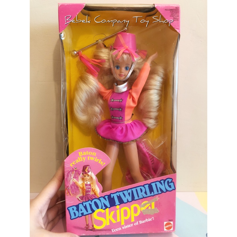 Mattel 1992 baton twirling Barbie Skipper 芭比 絕版 古董 芭比娃娃 全新未拆 | 蝦皮購物