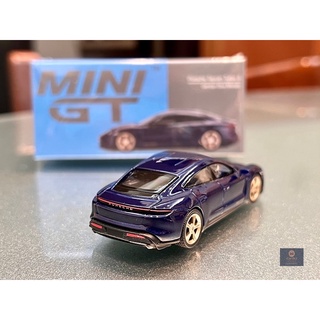 (竹北卡谷)現貨秒出 Mini GT #339 1/64 Porsche Taycan Turbo S 深藍 保時捷 | 蝦皮購物