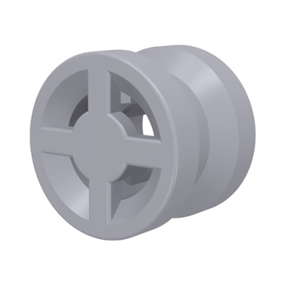 LEGO 樂高 輪框 4624 淺灰色 1x1 車 4211506 6194808 可搭配 3139 59895 | 蝦皮購物