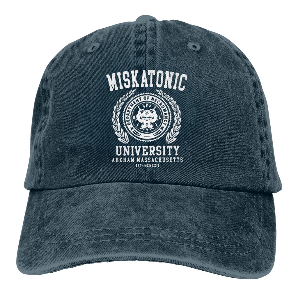 韓式做舊 Snapback Cap Cthulu And Lovecraft Miskatonic University | 蝦皮購物