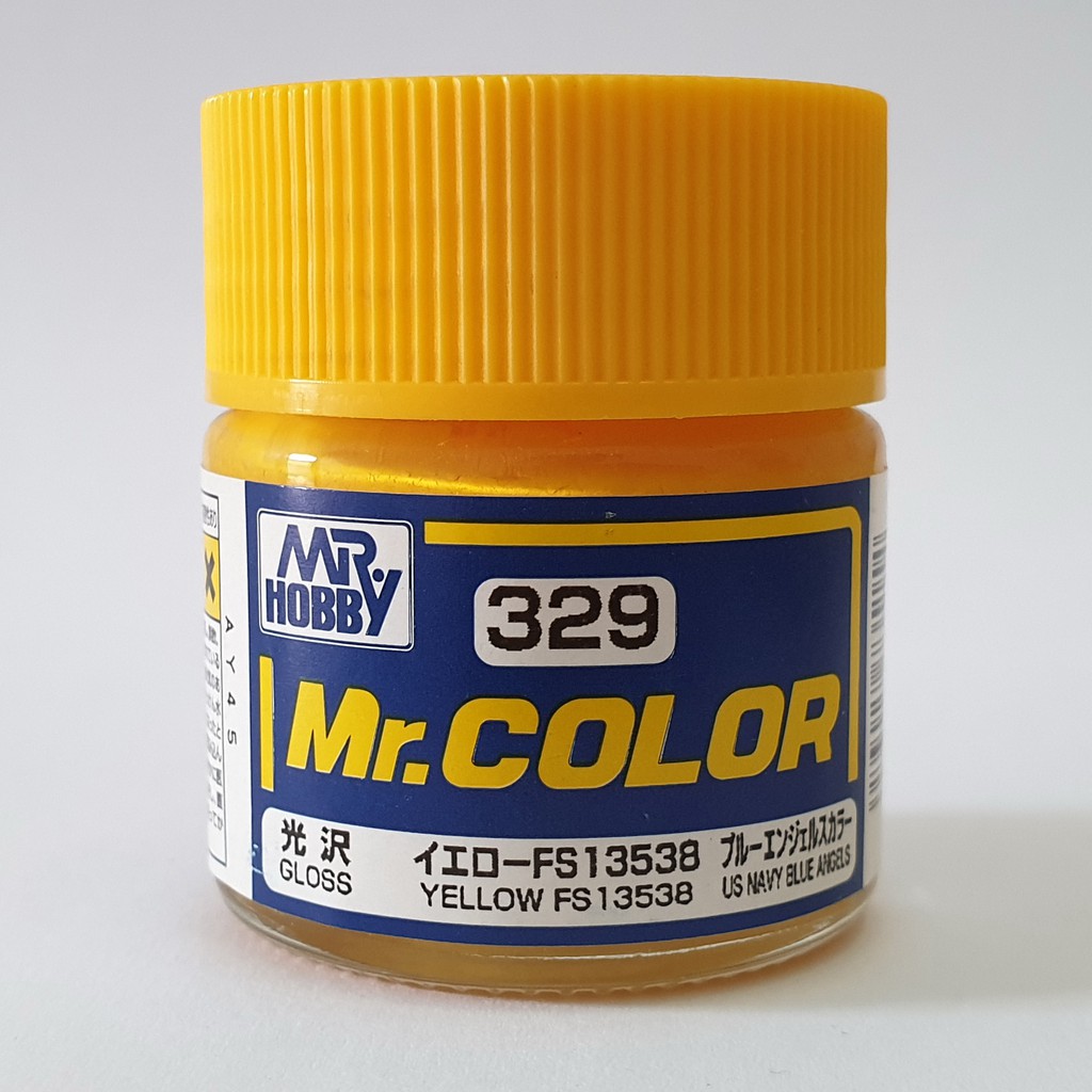 先生 Hobby Mr Color 329 黃色 FS 13538 光澤 10ML 油漆高達模型套件 | 蝦皮購物