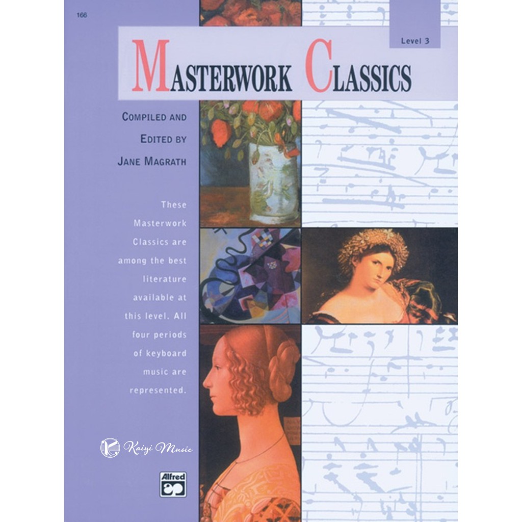 【凱翊︱AF】古典音樂經典樂曲集 第3級 鋼琴樂譜 附CD Masterwork Classics 3 | 蝦皮購物