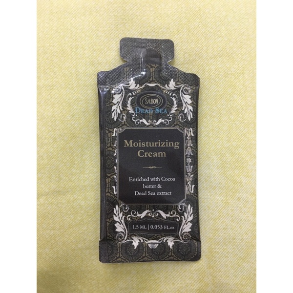 SABON 死海晶礦光采臉部保濕乳霜 1.5ml 注意效期! | 蝦皮購物