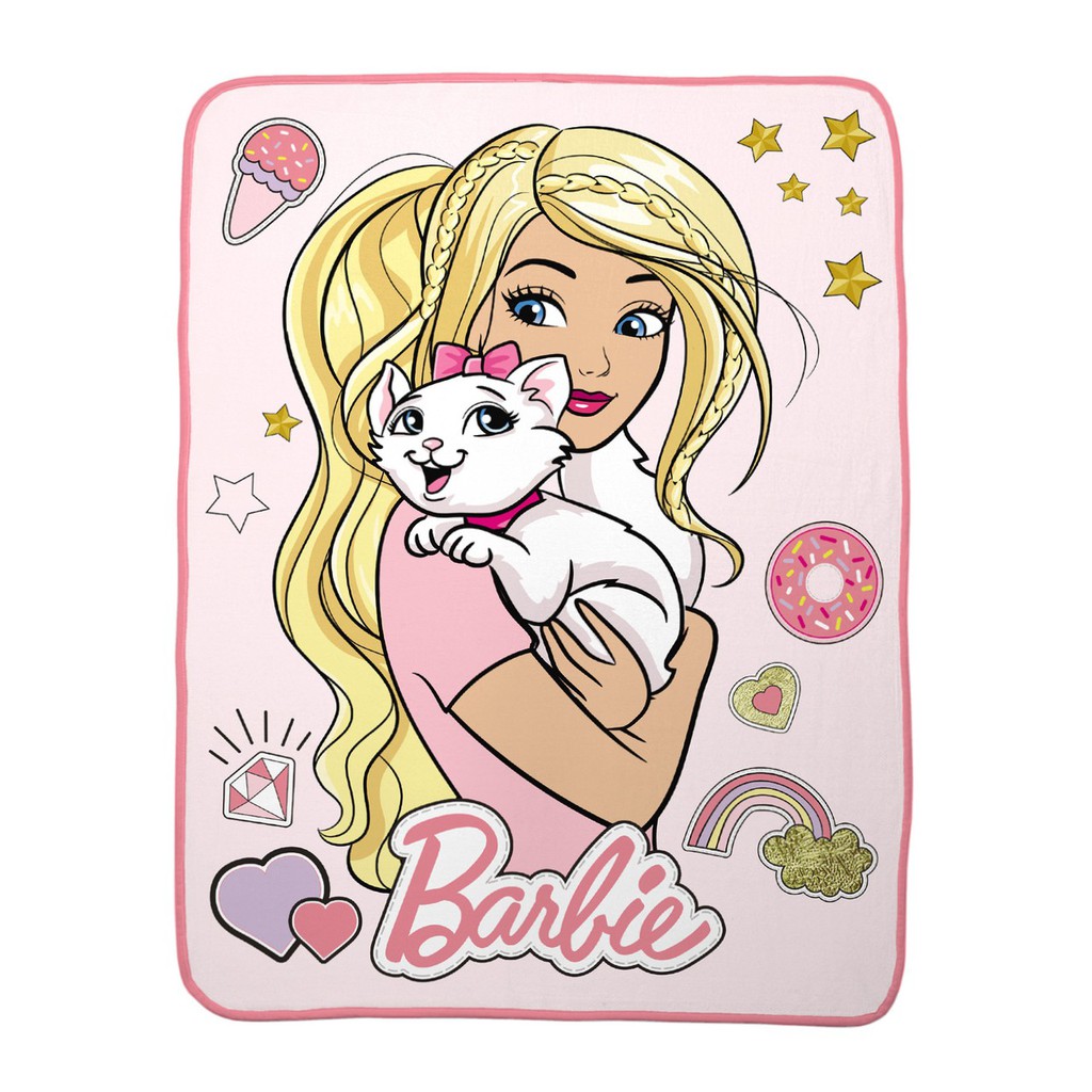 [現貨]芭比娃娃空調毯 Barbie 蓋毯 芭比小喵Cat Blissa午睡毯生日交換禮物 | 蝦皮購物