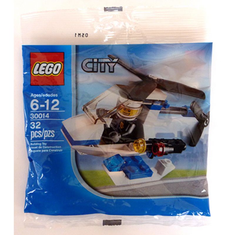 樂高 LEGO 30014 城市系列 警察直升機 Polybag 全新未拆 | 蝦皮購物