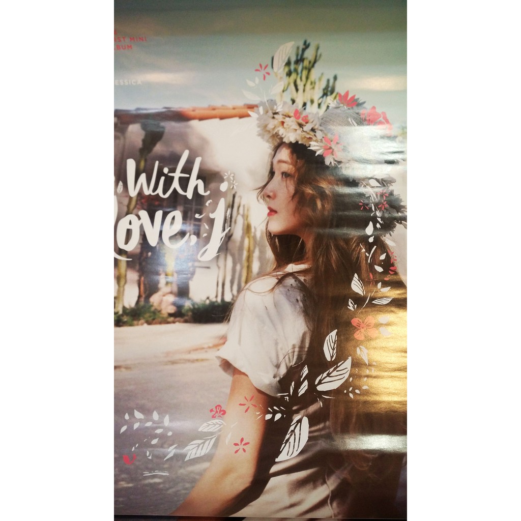 JESSICA / 鄭秀妍【With Love, J】專輯海報 / 單售(張) | 蝦皮購物