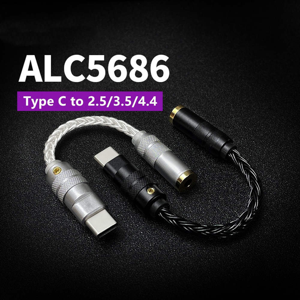Realtek ALC5686 USB C 型耳塞 DAC 耳機放大器音頻解碼 DAC 電纜適用於 Android Wi | 蝦皮購物