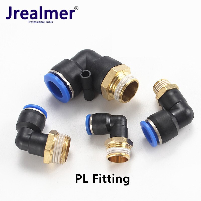 氣動接頭 90 度 Bspt M5/1/8'' 1/4'' 3/8'' 1/2"外螺紋內推 | 蝦皮購物