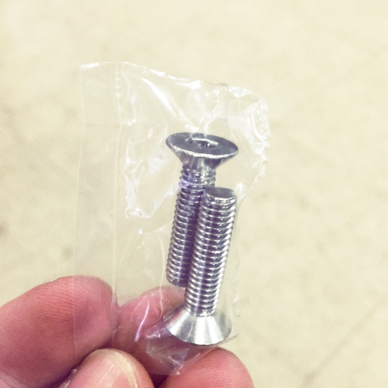 MTRT. Force車系 中間 手機座 專用白鐵螺絲 1組2顆 特製規格 外面買不到 | 蝦皮購物