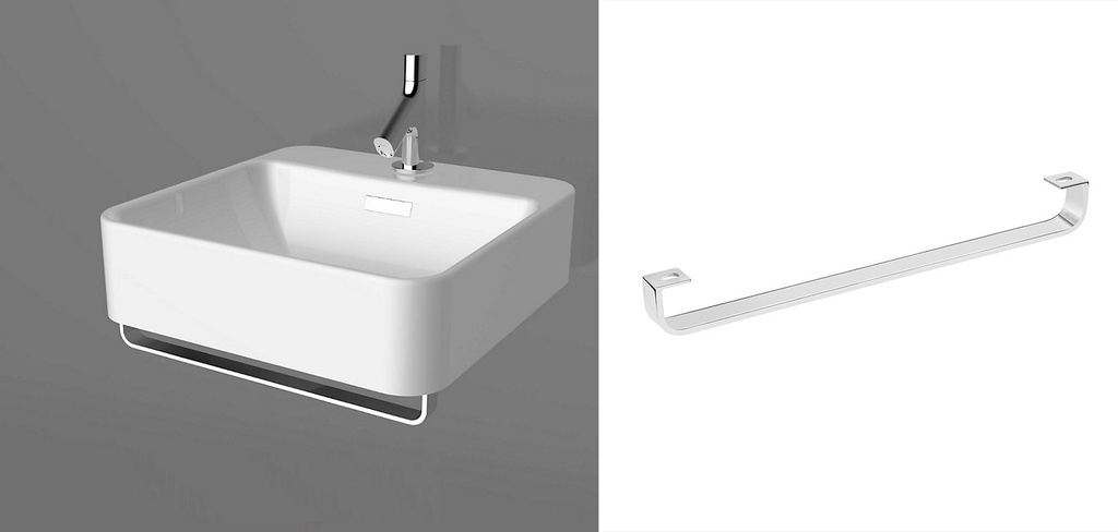誠寶衛廚 科勒KOHLER 24985K-1-0+24986T-CP FOREFRONT 單孔壁掛式面盆 (含毛巾桿) | 蝦皮購物