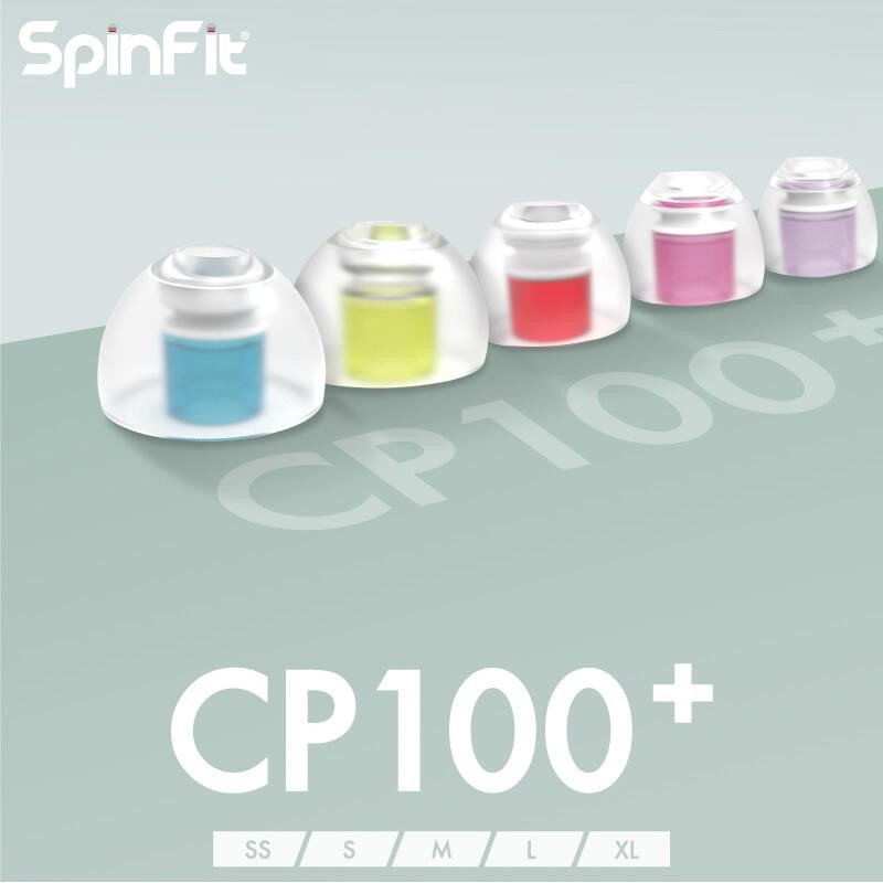 [MY IEM 訂製耳機] CP-100+ 二對入 SpinFit CP100+ 會動的耳塞 專利技術 醫療級矽膠材質 | 蝦皮購物