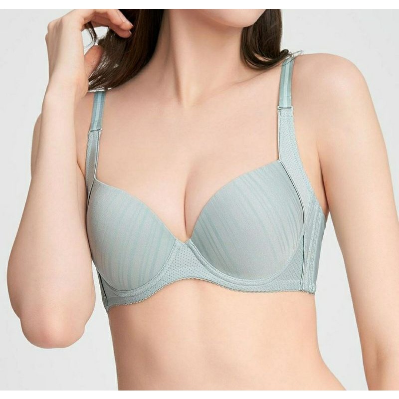 黛安芬 涼感無痕透氣軟鋼圈內衣 紫 綠 B70 T-shirt Bra | 蝦皮購物