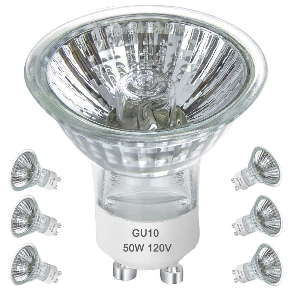 TS(現貨) GU10 110-130V 50W 鹵素燈泡 融蠟燈泡 保溫燈泡 投射燈 崁燈 軌道燈 水晶燈 吸頂燈 | 蝦皮購物