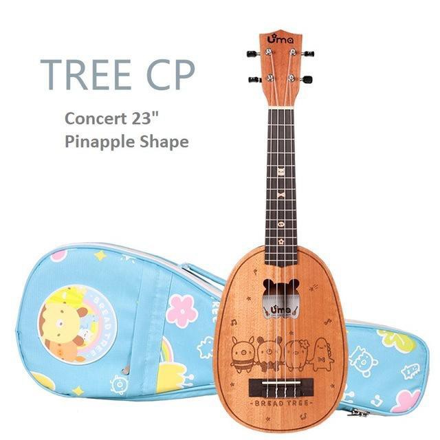 Uma 麵包樹 Bread Tree 聯名款 23吋 Ukulele 烏克麗麗 鳳梨 波羅 Bread Tree-CP | 蝦皮購物