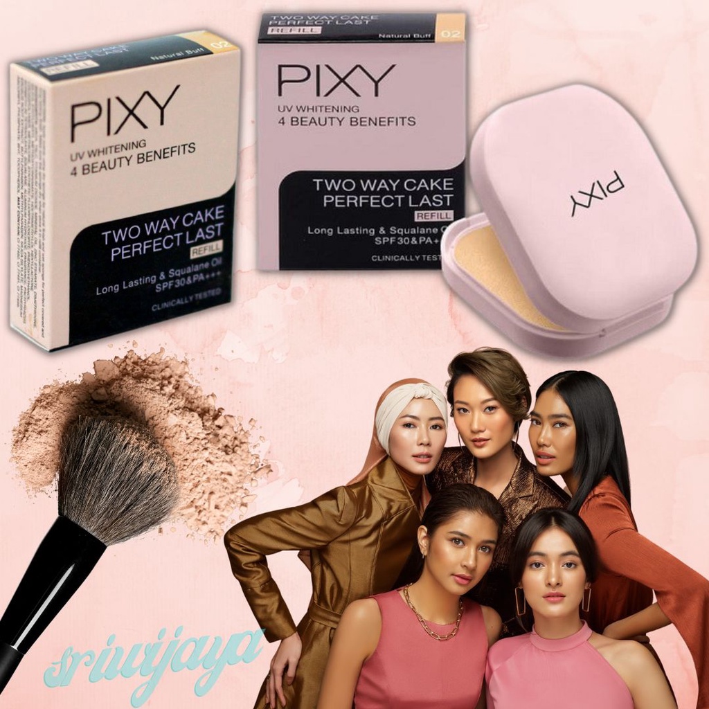 PIXY BEDAK PADAT TWO WAY CAKE POWDER WHITENING REFILL | 蝦皮購物