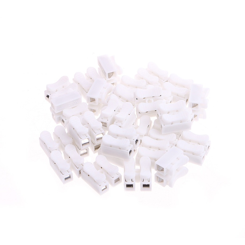 Selan 30 Pcs 2 Pins 電纜連接器 CH2 快速拼接鎖線端子 | 蝦皮購物