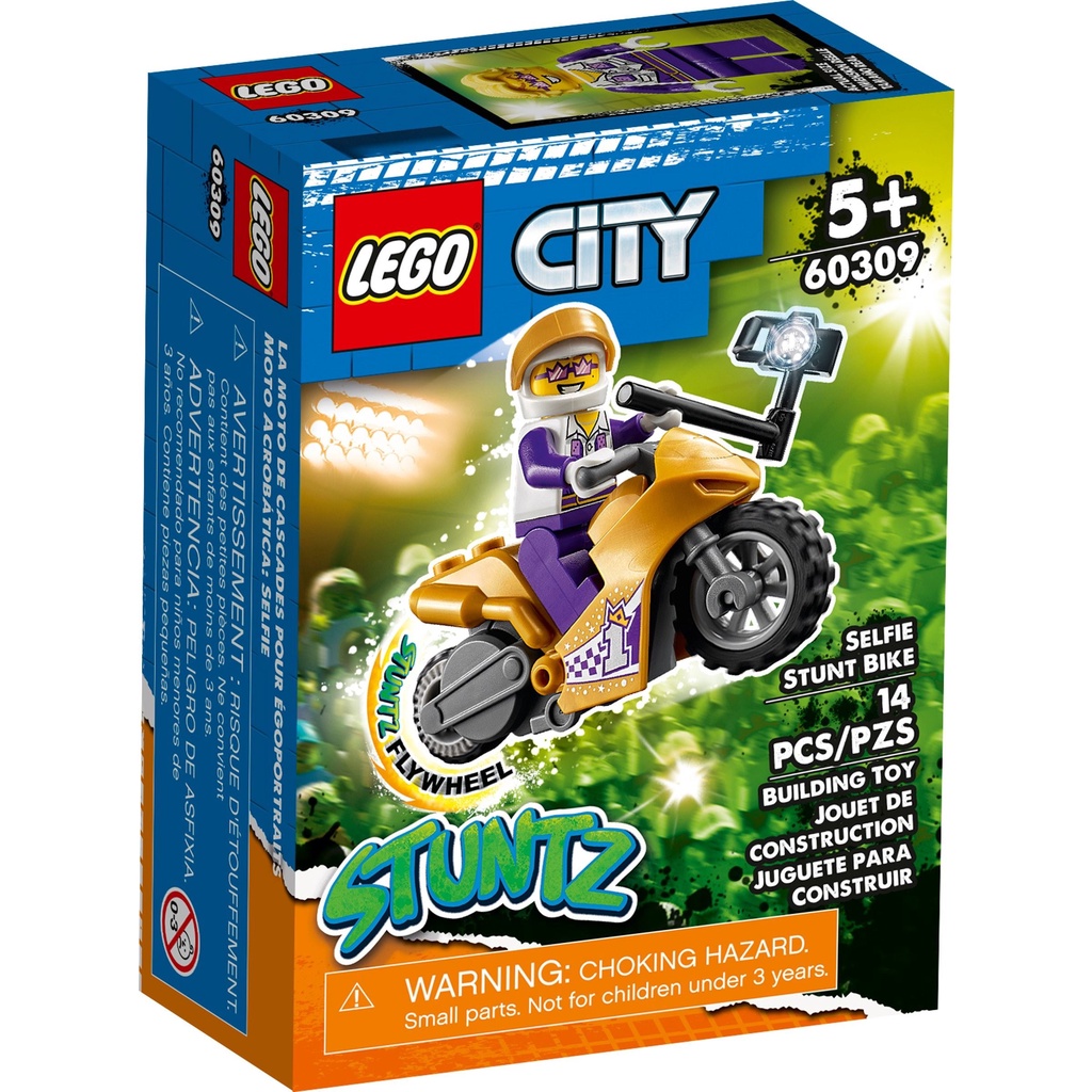 LEGO 60309 自拍特技摩托車 Stuntz《熊樂家 高雄樂高專賣》City 城市系列 | 蝦皮購物