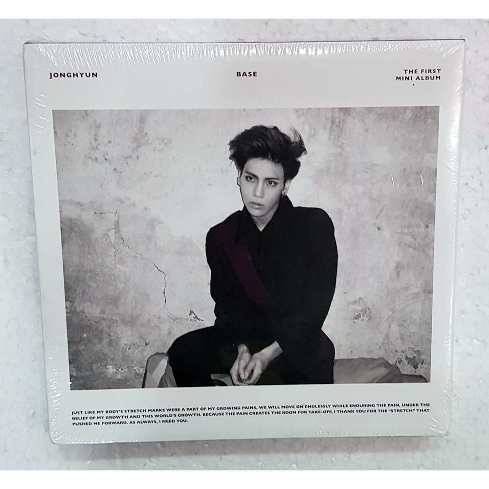 SHINee JONGHYUN BASE 1st Mini Album - WINE Ver. Kpop CD | 蝦皮購物