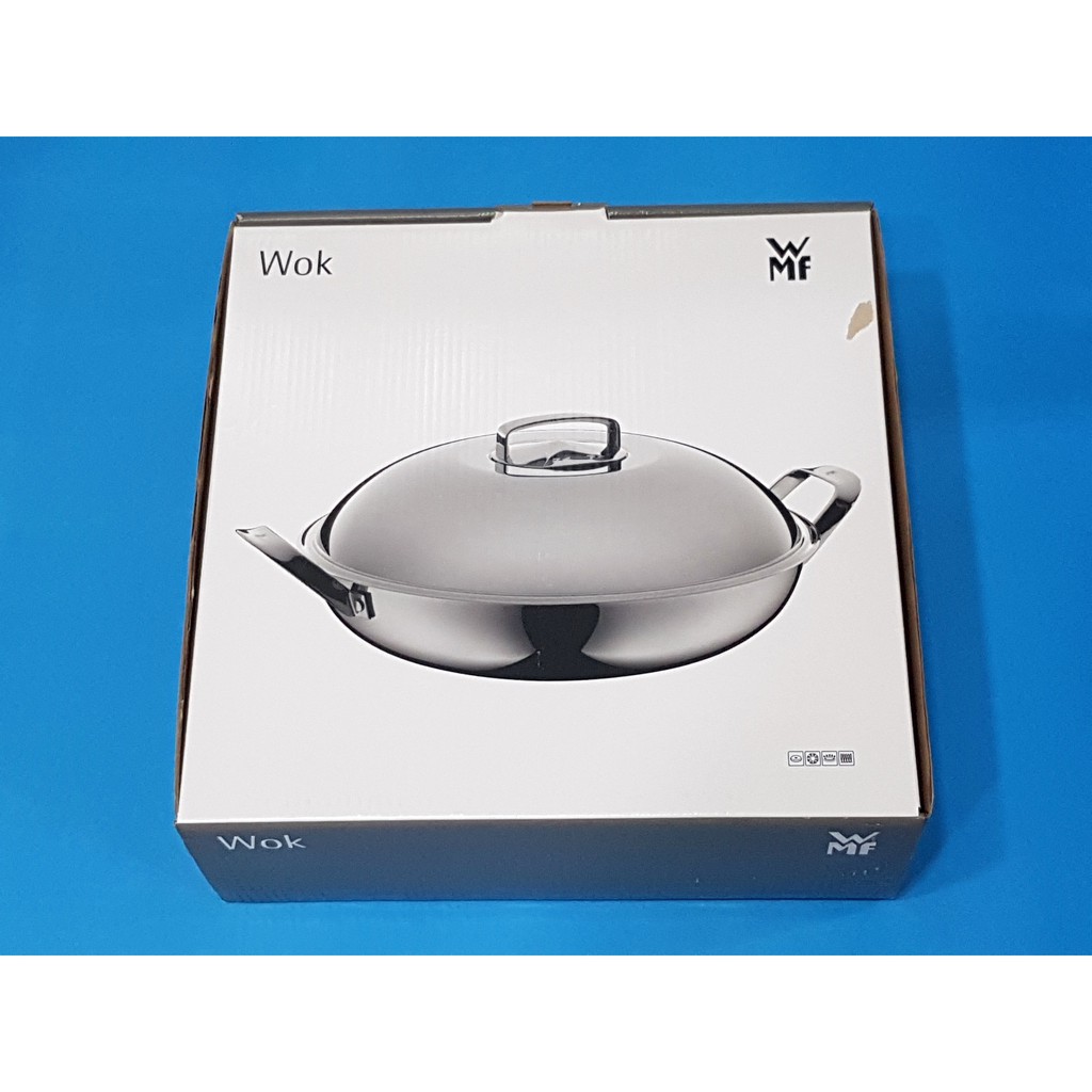 全新 現貨 德國品牌 WMF 五層炒鍋 36cm (直徑36公分)特力屋公司貨 五層材質構成。鍋蓋為不鏽鋼材質 | 蝦皮購物