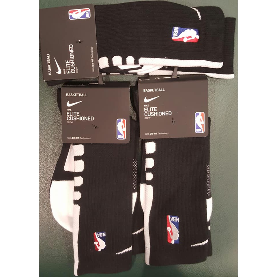 缺貨 2018 NIKE NBA ELITE QUICK CREW HIGH SOCKS 襪 黑 SX5867-010 | 蝦皮購物