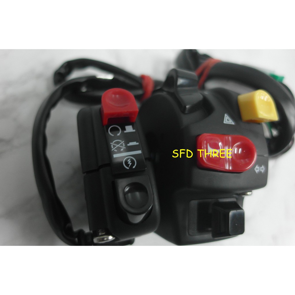 『小星精品』KYL 六合一開關 警示燈 上繞油門 大燈開關 BWSR BWSX SMAX FORCE 小踢媽 | 蝦皮購物