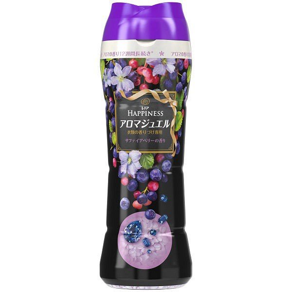 日本原裝P&G LENOR HAPPINESS 衣物櫥櫃兩用香氛豆(520ML)-紫水晶香草 /紅寶石花香 | 蝦皮購物