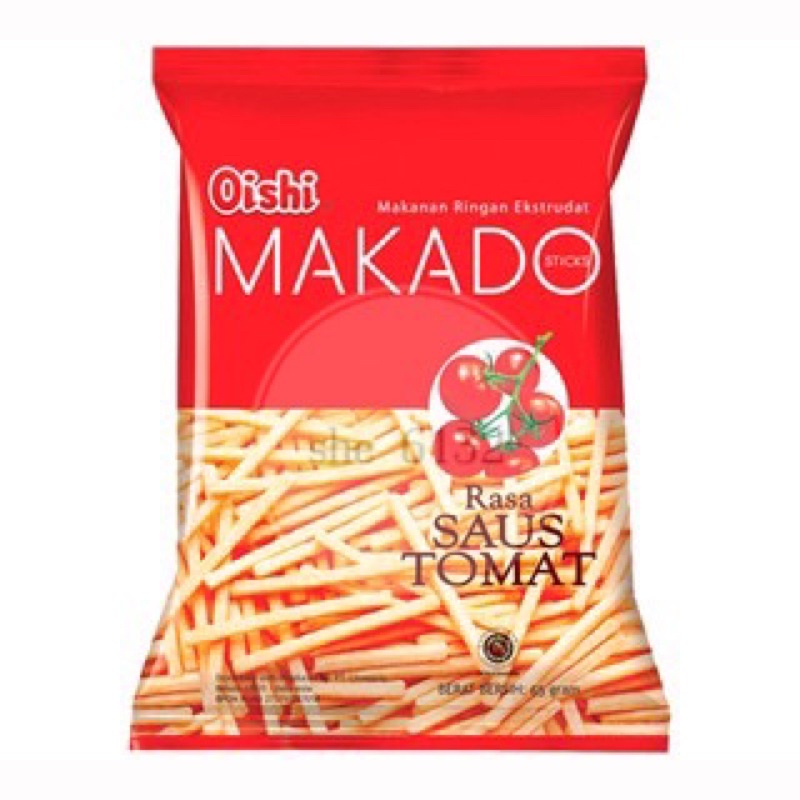 Oishi Makado Stick sapi/keju/tomat 60g薯條餅乾3種口味 | 蝦皮購物