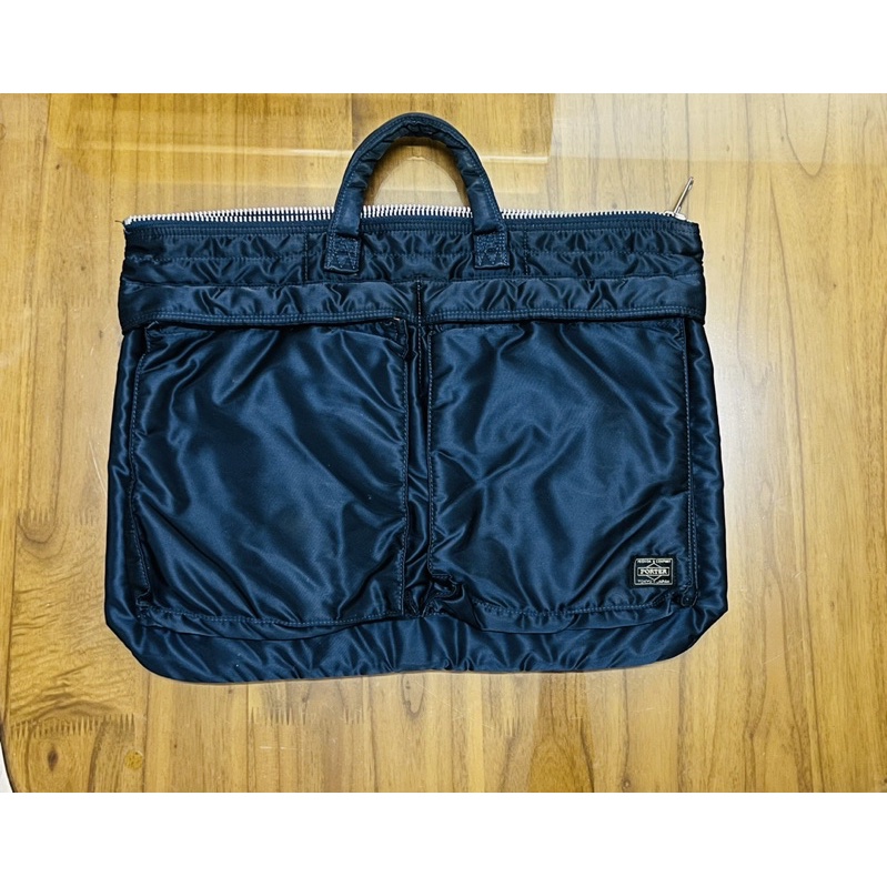 日本headporter手提公事包深藍色 | 蝦皮購物