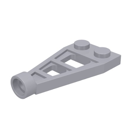 玩樂趣 LEGO 4596 淺灰色Modified1x2with Long Stud Receptacle (T23) | 蝦皮購物