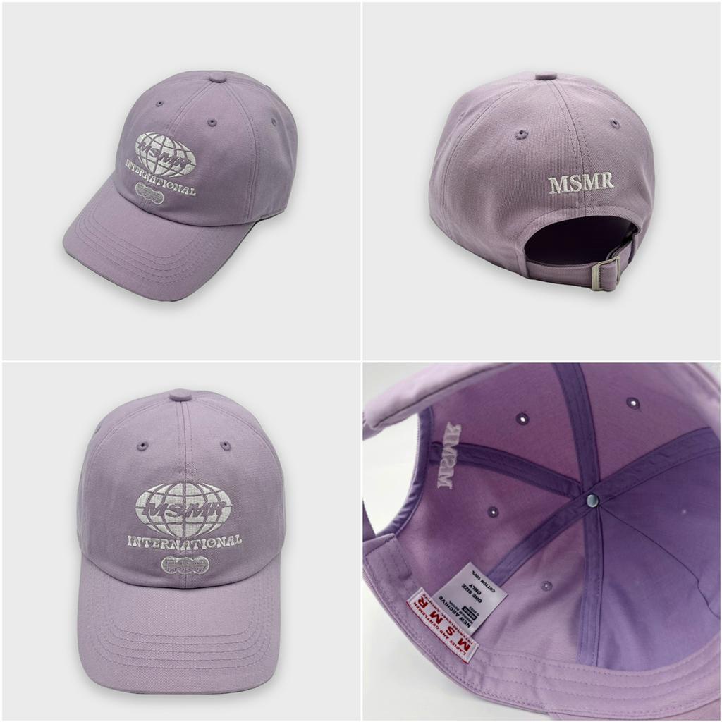 韓國品牌 MSMR Earth Smile Logo Cap 地球 笑臉圖案 棒球帽 | 蝦皮購物